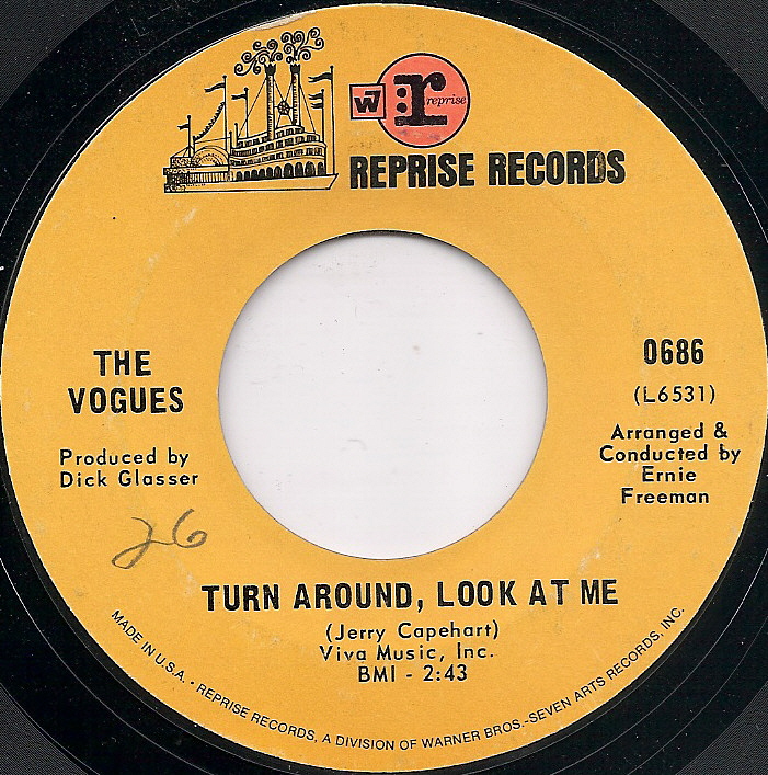 Turn Around, Look at Me / Then by The Vogues (Single, Baroque Pop ...