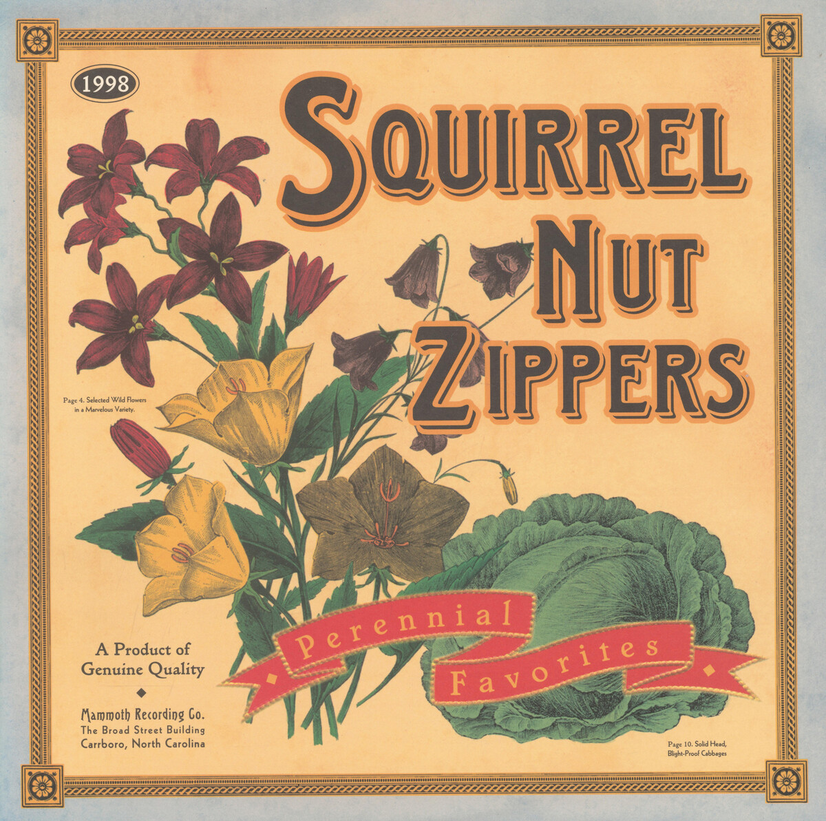 Perennial Favorites by Squirrel Nut Zippers (Album; Mammoth; 354 980 ...
