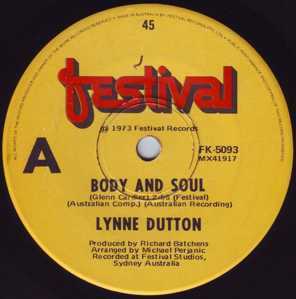 Body and Soul / I Almost Spoke Your Name by Lynne Dutton (Single, Pop ...