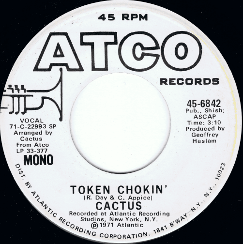 Token Chokin' by Cactus (Single): Reviews, Ratings, Credits, Song list - Rate Your Music
