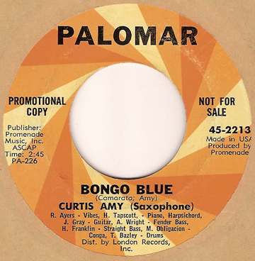 Bongo Blue / Theme From Hot September by Curtis Amy (Single): Reviews ...