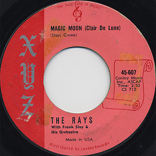 Magic Moon (Clair de Lune) / Louie Hoo Hoo by The Rays (Single, Doo-Wop ...