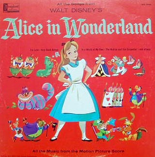 Alice in Wonderland by Oliver Wallace (Album; Disneyland; WDL-4015 ...