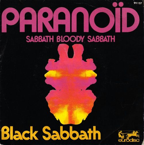 Paranoïd / Sabbath Bloody Sabbath by Black Sabbath (Single; Eurodisc ...