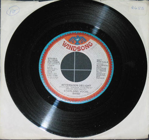 Afternoon Delight by Starland Vocal Band (Single; Windsong; JH-10588 ...