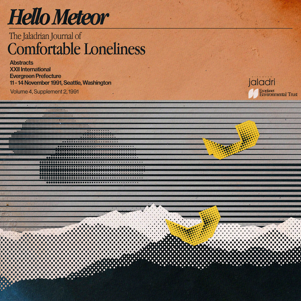 Comfortable Loneliness ["newsprint" vinyl] by Hello Meteor (Album; Eye Witness; EWR/EP 2-4 ...