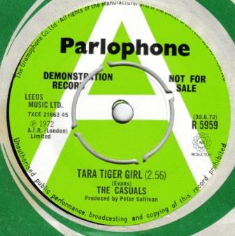 Tara Tiger Girl / Nature's Child by The Casuals (Single, Psychedelic ...