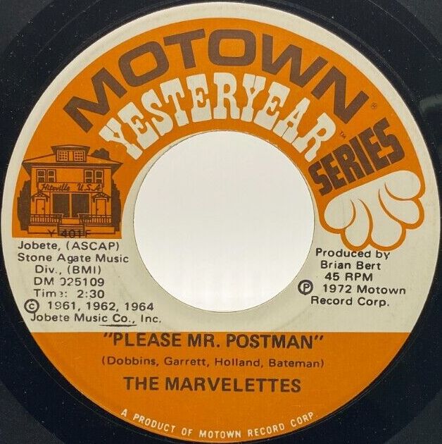 Please Mr. Postman/ Twistin' Postman by The Marvelettes (Single; Motown ...
