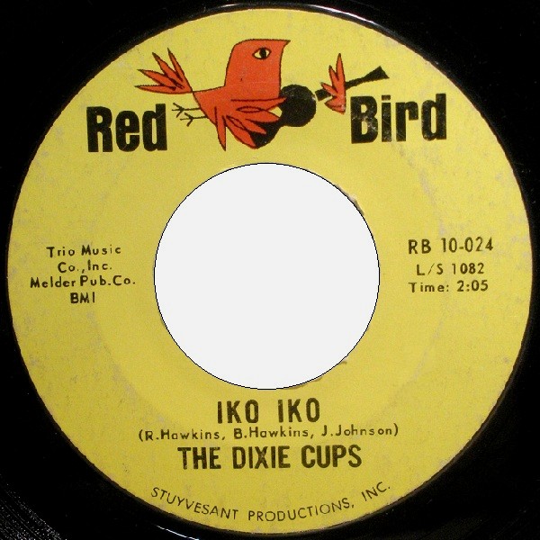 Iko Iko / Gee Baby Gee by The Dixie Cups (Single; Red Bird; RB 10-024 ...
