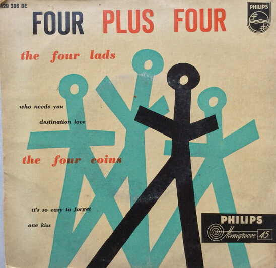 Four Plus Four by The Four Lads / The Four Coins (EP): Reviews, Ratings ...
