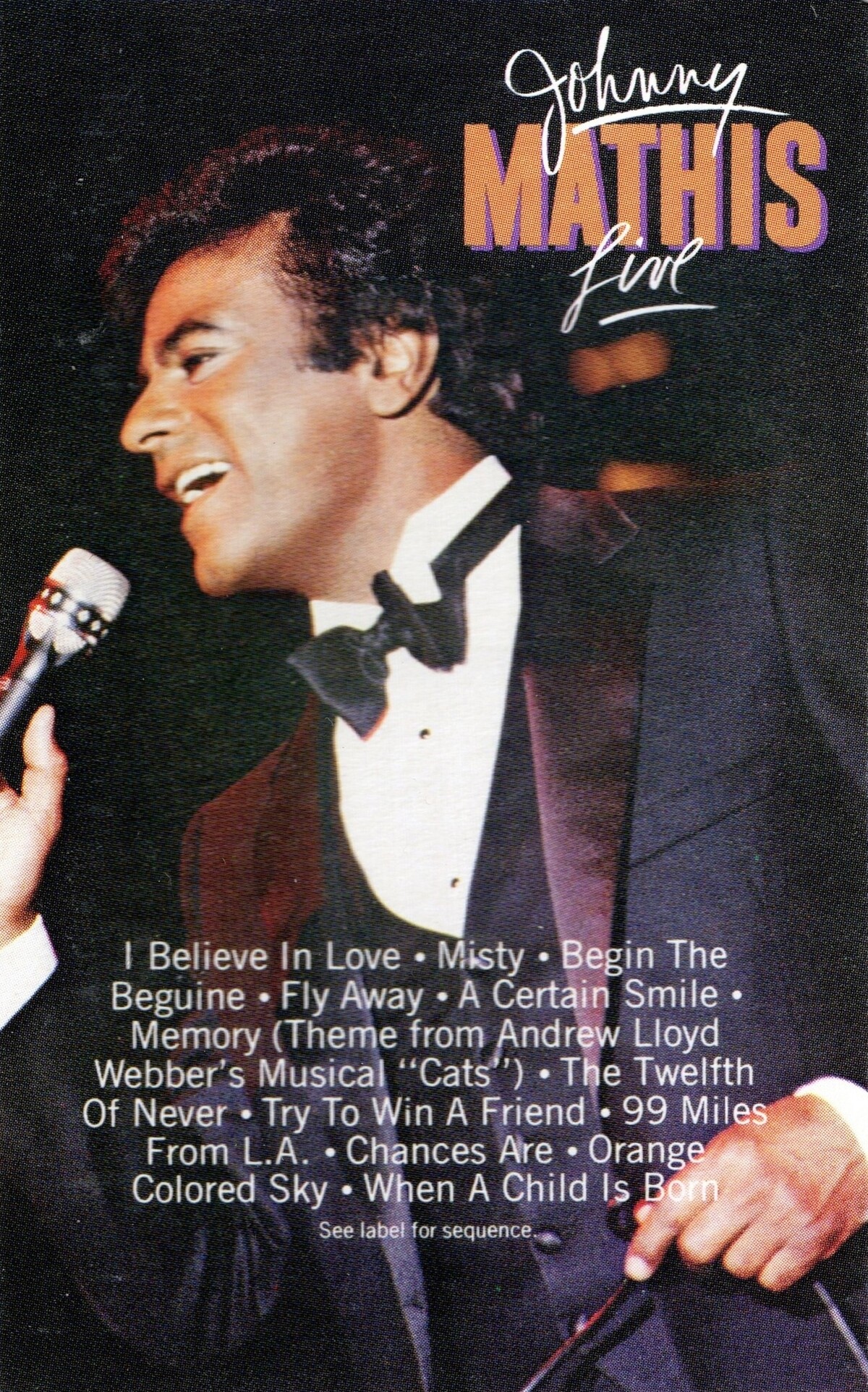 Live by Johnny Mathis (Album; Columbia; FCT 38699): Reviews, Ratings ...