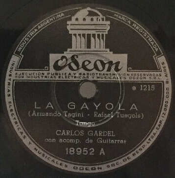 La gayola / Alma de loca by Carlos Gardel (Single, Tango): Reviews ...