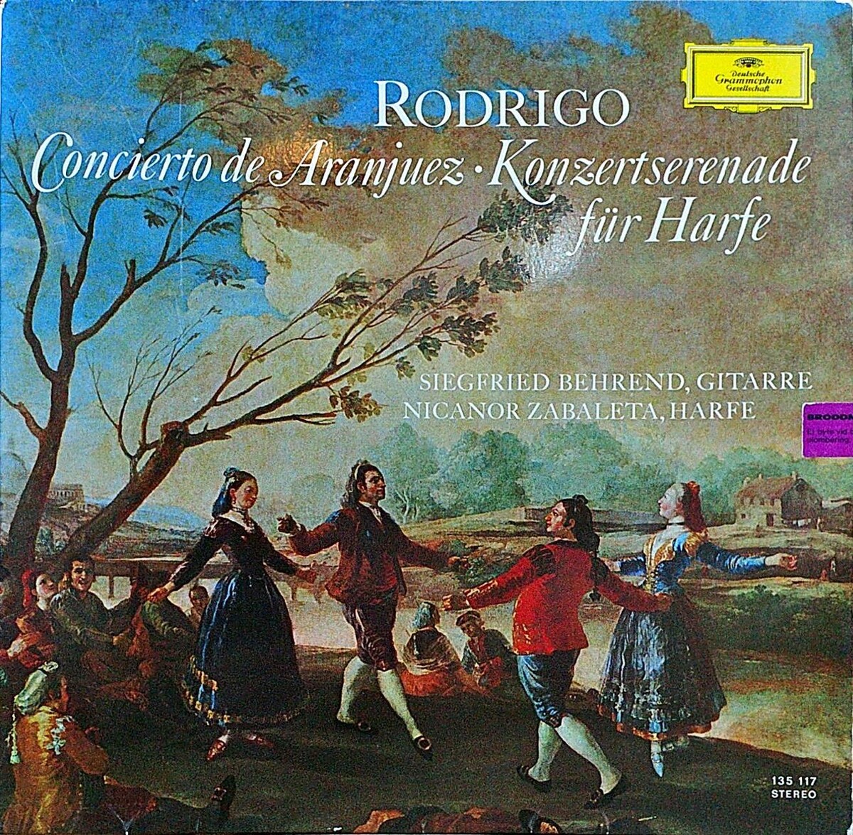 Concierto de Aranjuez; Konzertserenade für Harfe by Siegfried Behrend ...