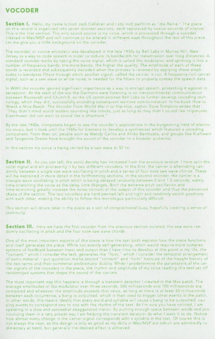 Vocoder by Bryn Davis (Album; Bánh Mì; BMV031): Reviews, Ratings ...