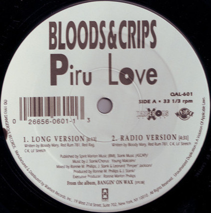 Piru Love by Bloods & Crips (Single, West Coast Hip Hop): Reviews ...