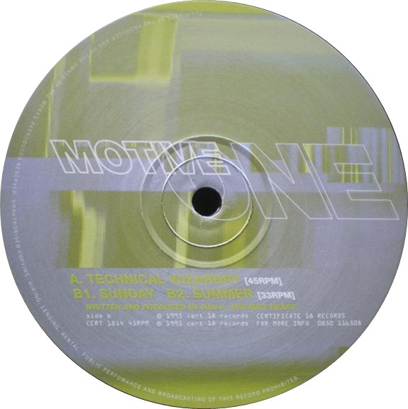Technical Wizardry / Sunday / Summer by Motive One (Single, Atmospheric ...