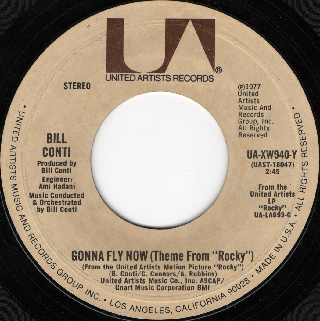 Gonna Fly Now (Theme From "Rocky") / Reflections by Bill Conti (Single ...