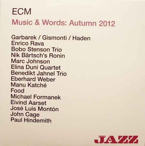 ECM Music & Words: Autumn 2012 by Various Artists (Compilation ...
