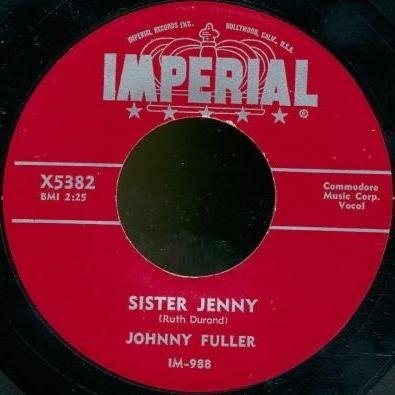 Sister Jenny / My Heart Is Bleeding by Johnny Fuller (Single): Reviews ...