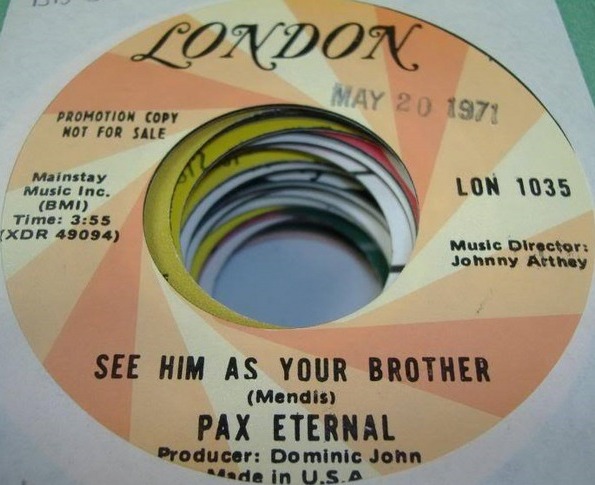 A Second Chance Mr. Jones / See Him As Your Brother by Pax Eternal ...