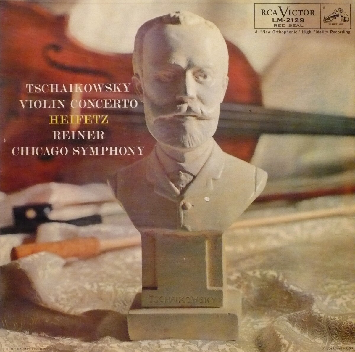 Violin Concerto by Chicago Symphony Orchestra / Fritz Reiner / Jascha Heifetz (Album; Red Seal ...