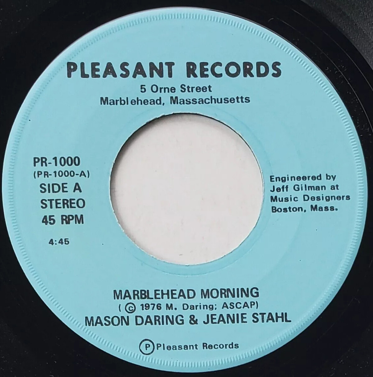 Marblehead Morning / Gold Dust in Our Eyes by Mason Daring & Jeanie ...