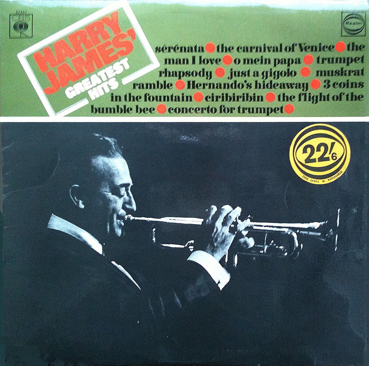 Harry James' Greatest Hits by Harry James (Compilation; CBS; RM 52367 ...