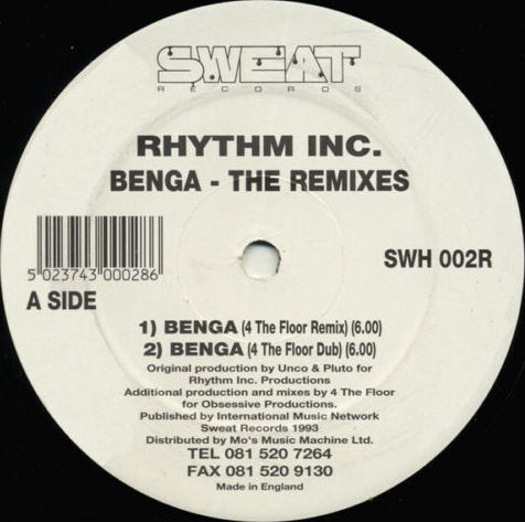 Benga (The Remixes) by Rhythm Inc. (Single): Reviews, Ratings, Credits ...