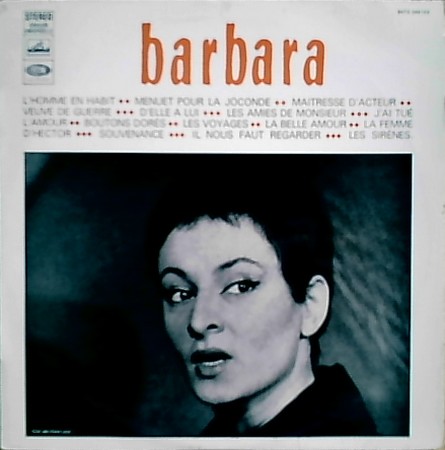 Barbara by Barbara (Album; La Voix de son Maître; SHTX 340 123 ...