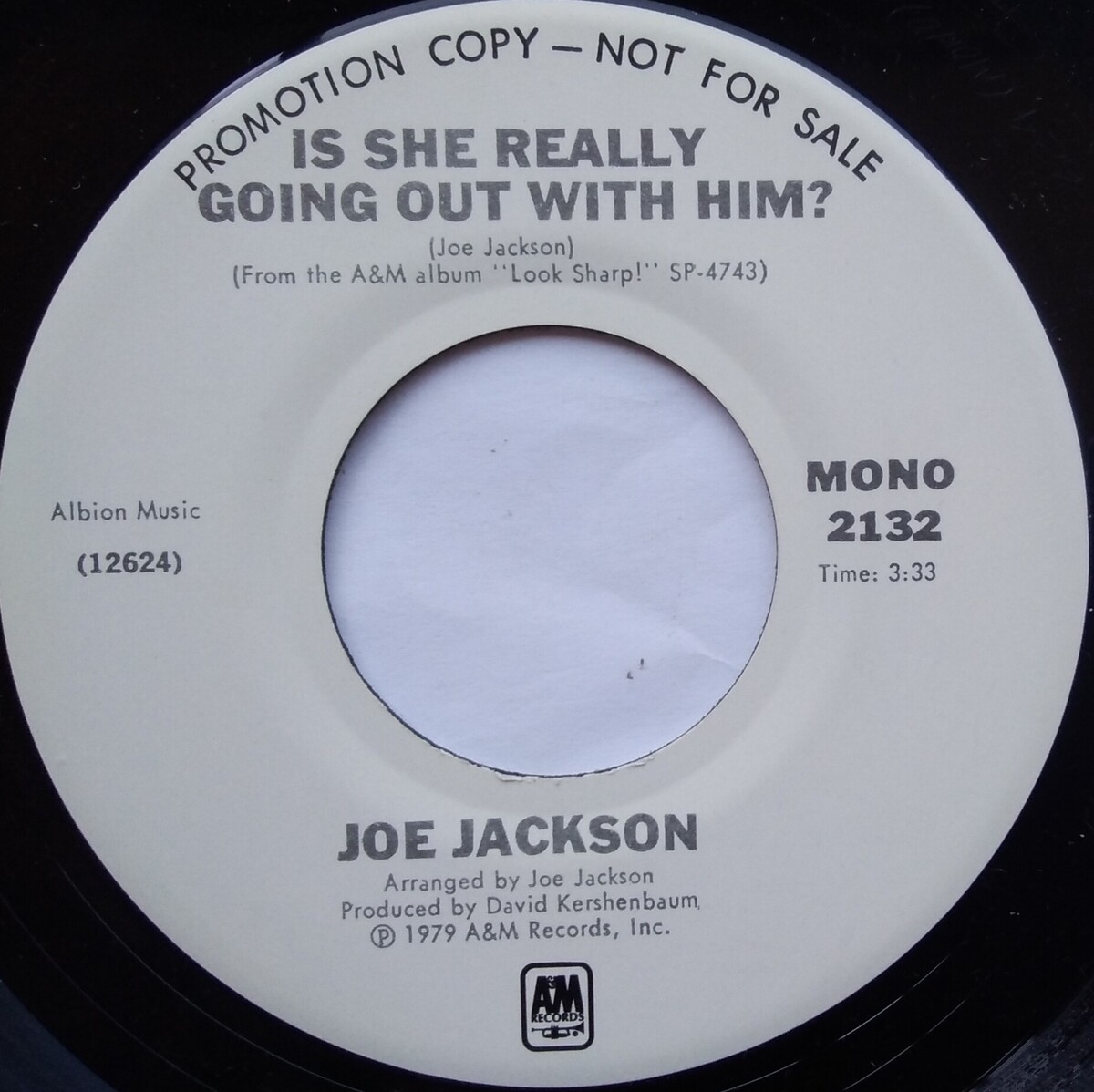 Is She Really Going Out With Him? by Joe Jackson (Single; A& 2132 ...