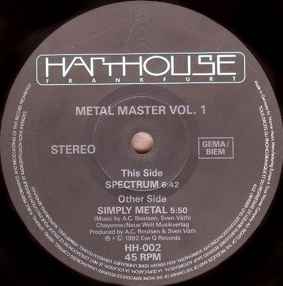 Vol. 1 by Metal Master (EP, Hard Trance): Reviews, Ratings, Credits ...