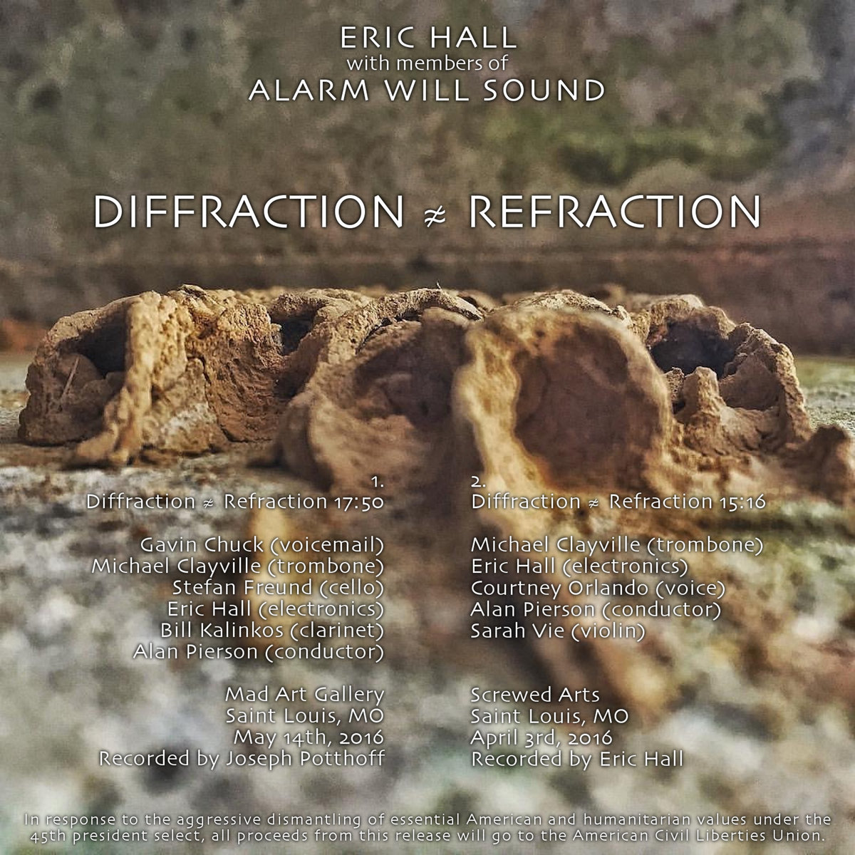 Diffraction ≉ Refraction by Alarm Will Sound / Eric Hall (Album, Modern ...