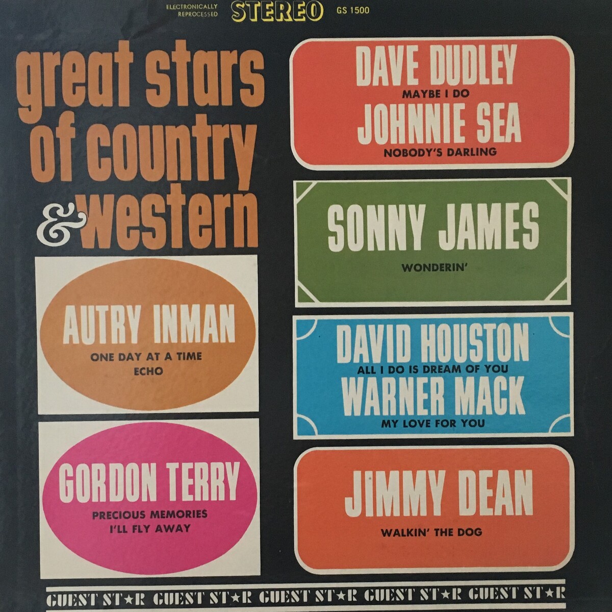 Great Stars of Country & Western by Various Artists (Album, Country ...