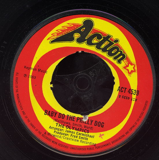 Baby Do the Philly Dog / Mine Exclusively by The Olympics (Single, Soul ...