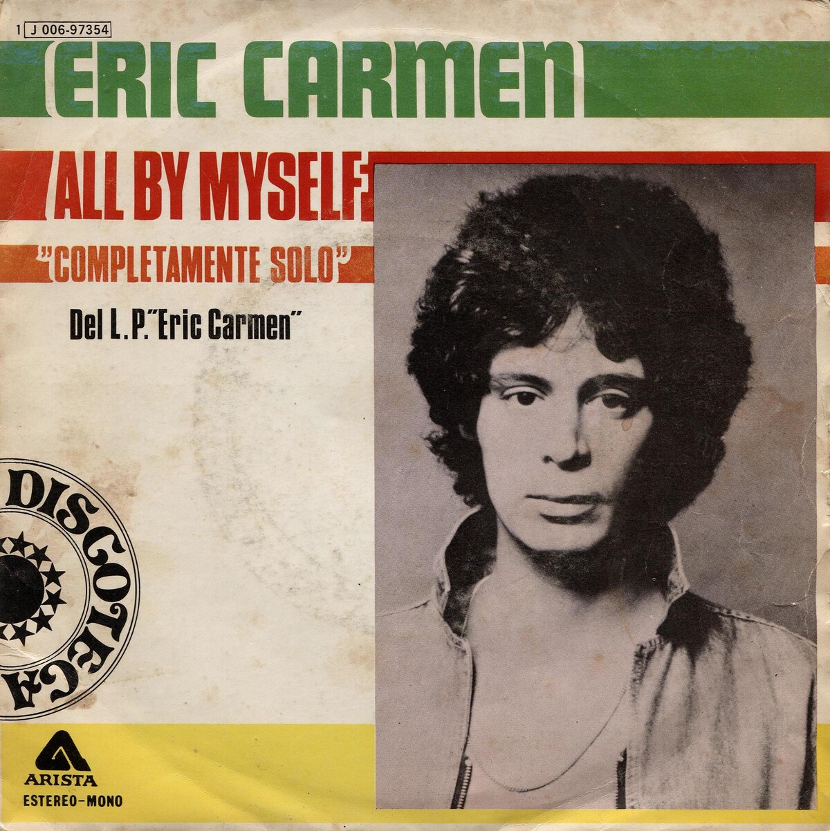 All By Myself / Great Expectations by Eric Carmen (Single; Arista; 1J ...