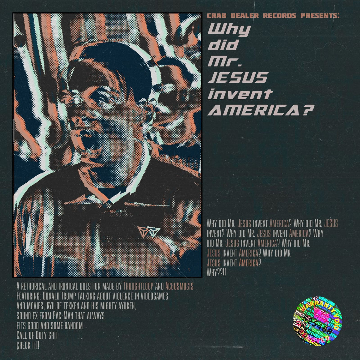 Why did Mr. Jesus invent America? by Thoughtloop (Single): Reviews ... Why did Mr. Jesus invent America? by Thoughtloop (Single): Reviews ...