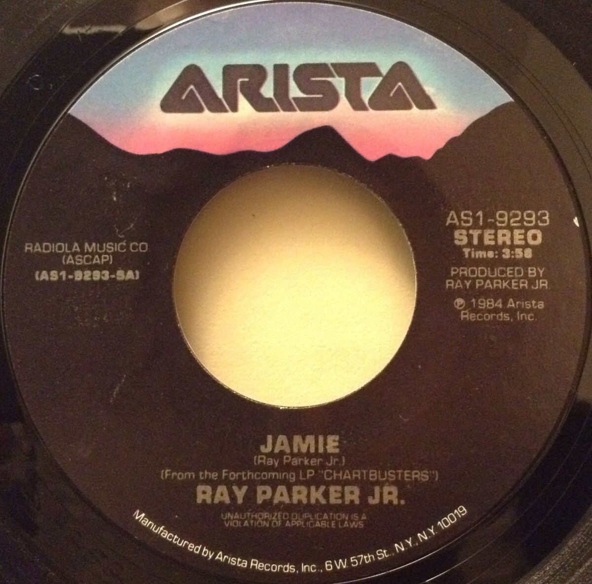Jamie / Christmas Time Is Here by Ray Parker Jr. (Single; Arista; AS1 ...