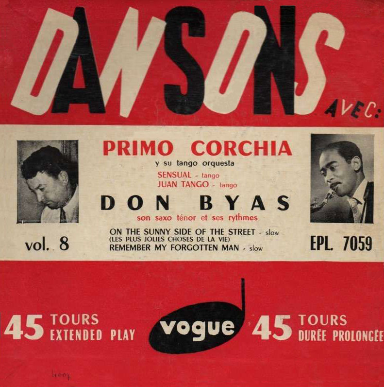 Dansons avec : Vol. 8 by Primo Corchia / Don Byas (EP): Reviews, Ratings, Credits, Song list ...