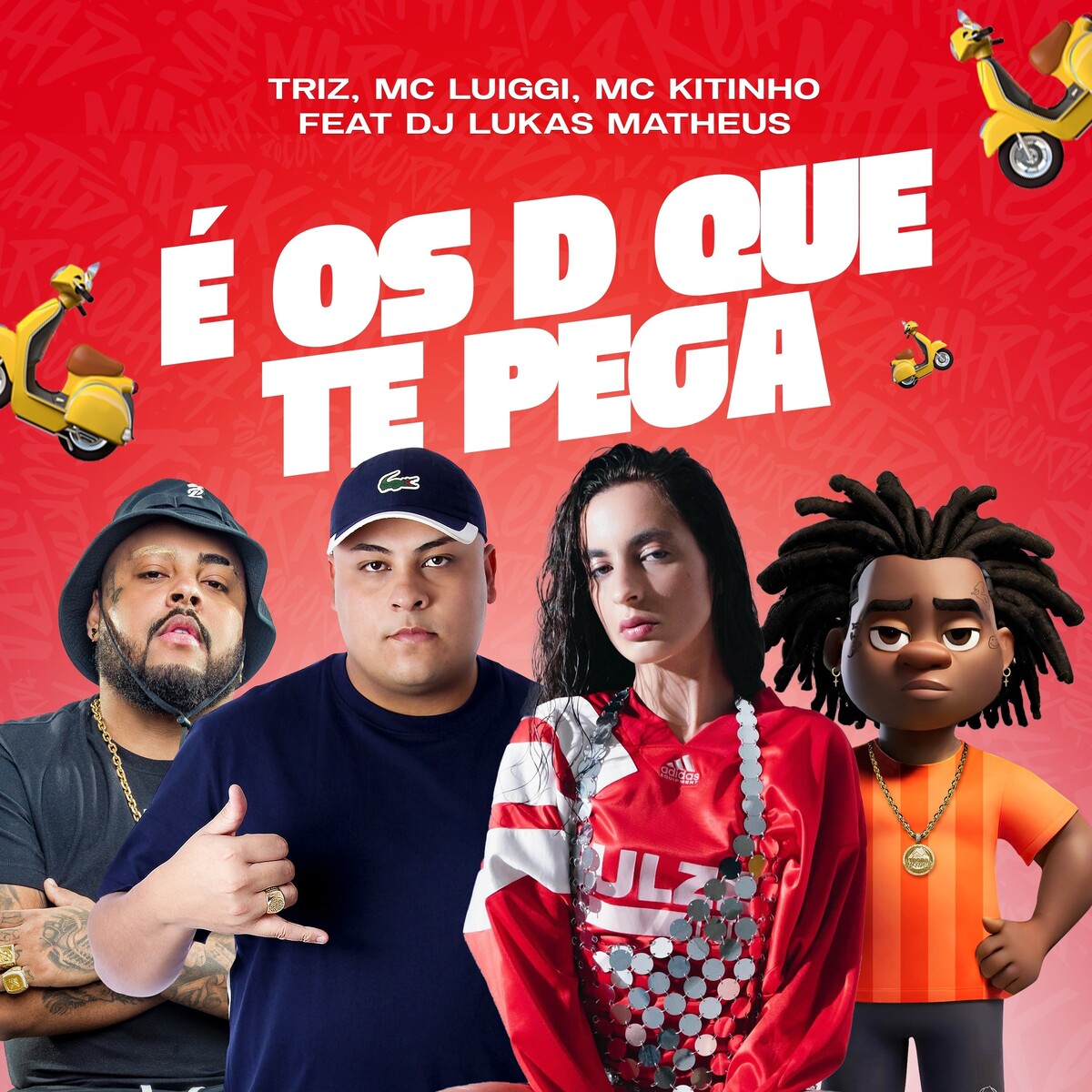 É os D que te pega by Triz, MC Luiggi & MC Kitinho (Single): Reviews ...