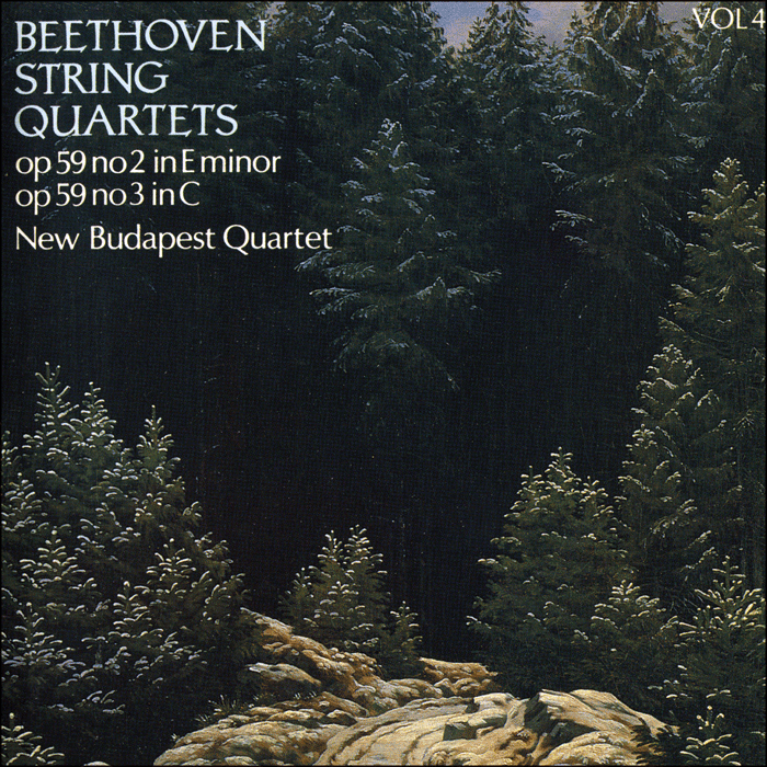 String Quartets, Op. 59 No. 2 in E minor; Op. 59 No. 3 in C, Vol. 4 by New Budapest Quartet ...