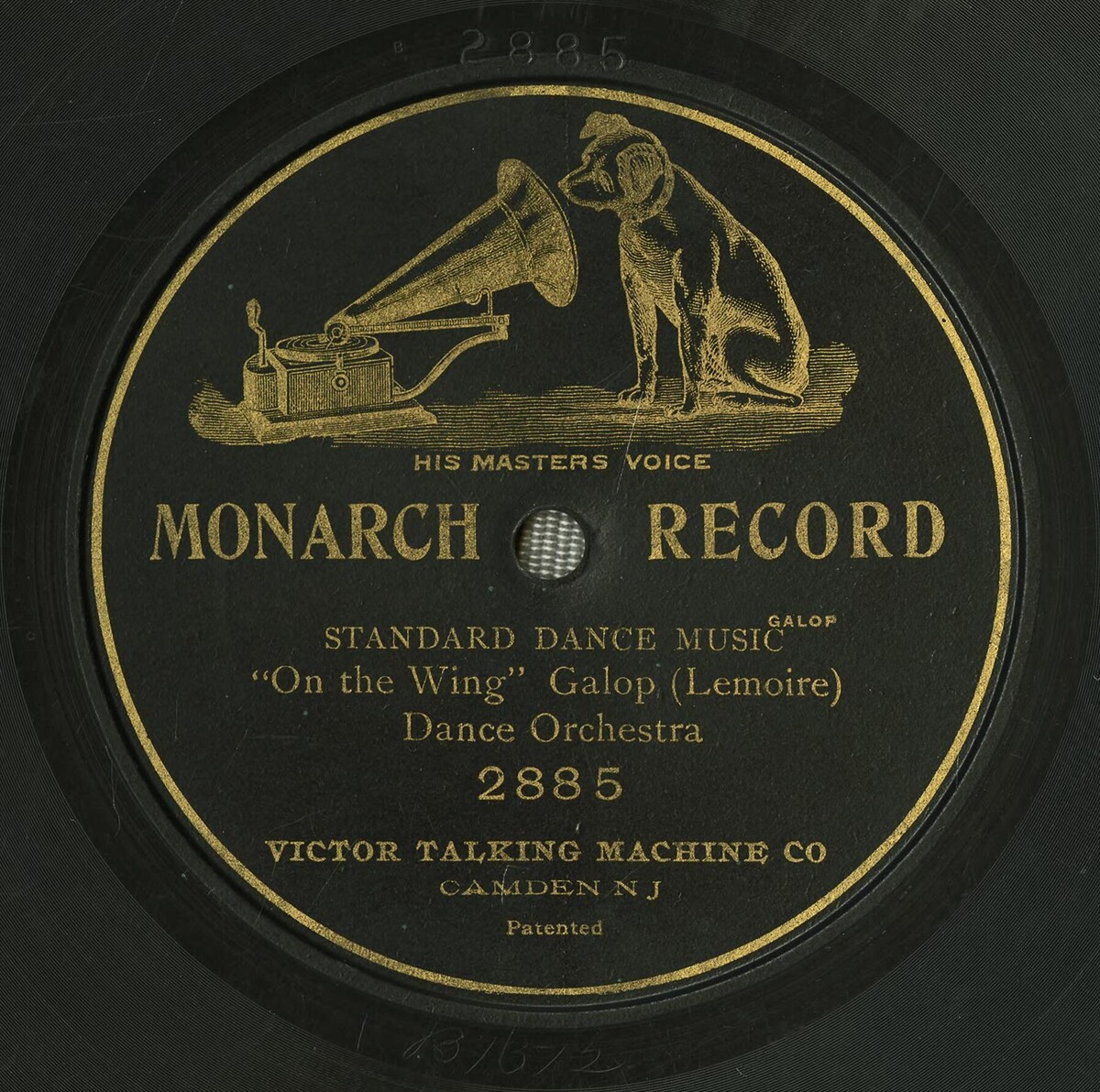 On the Wing by Dance Orchestra (Single; Monarch; 2885): Reviews ...