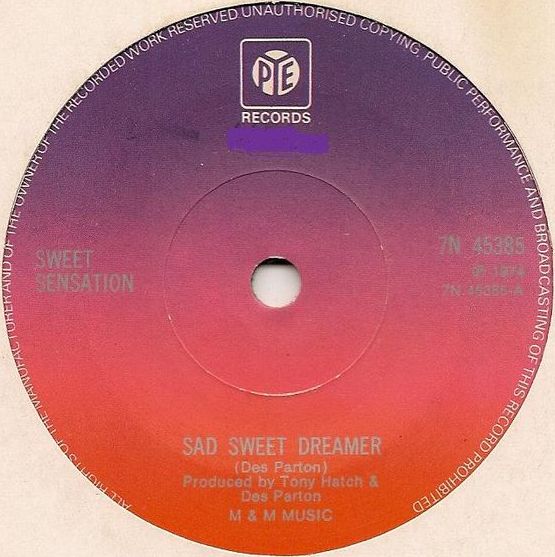 Sad Sweet Dreamer / Surething, Yes I Do by Sweet Sensation (Single, Pop ...