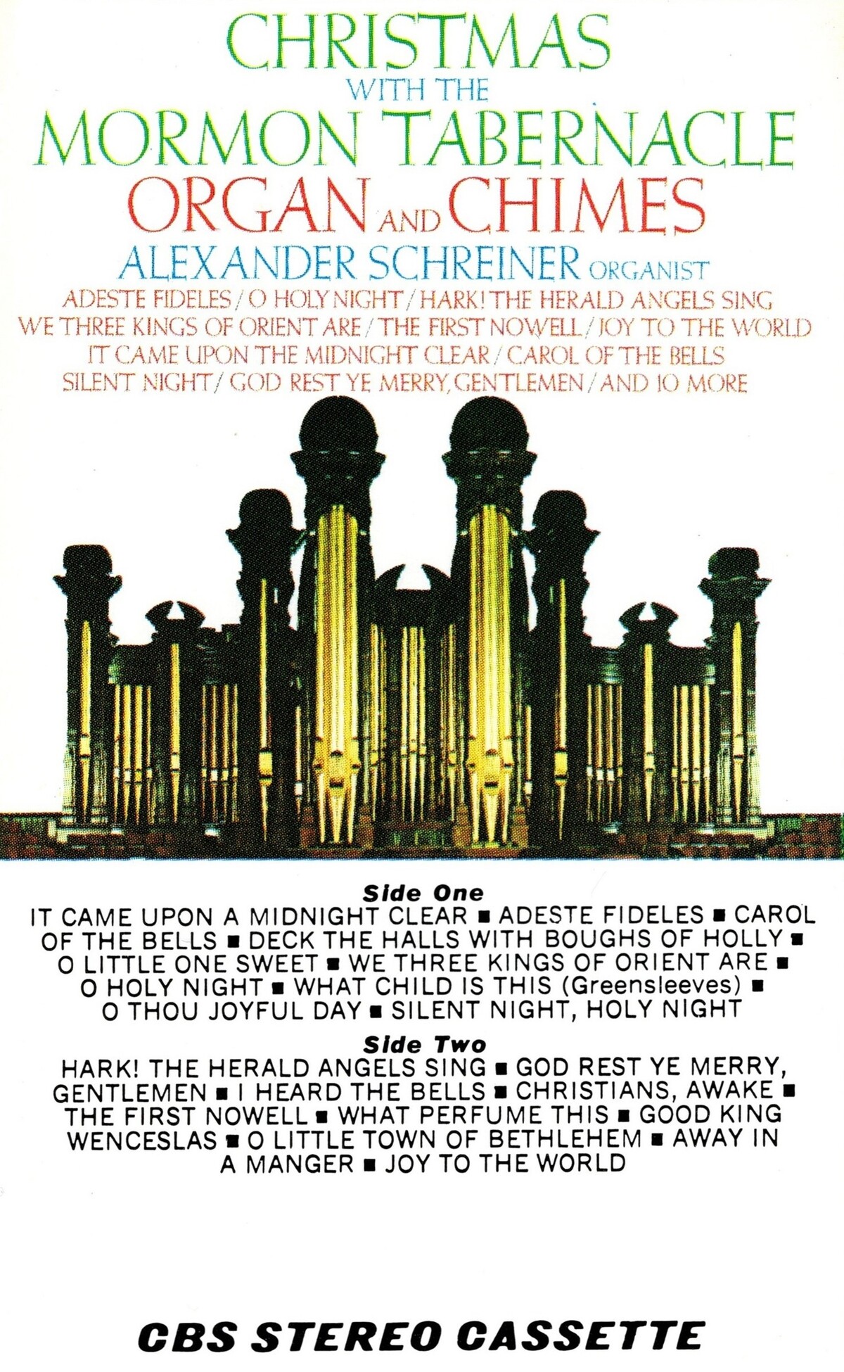 Christmas With The Mormon Tabernacle Organ and Chimes by The Mormon ...