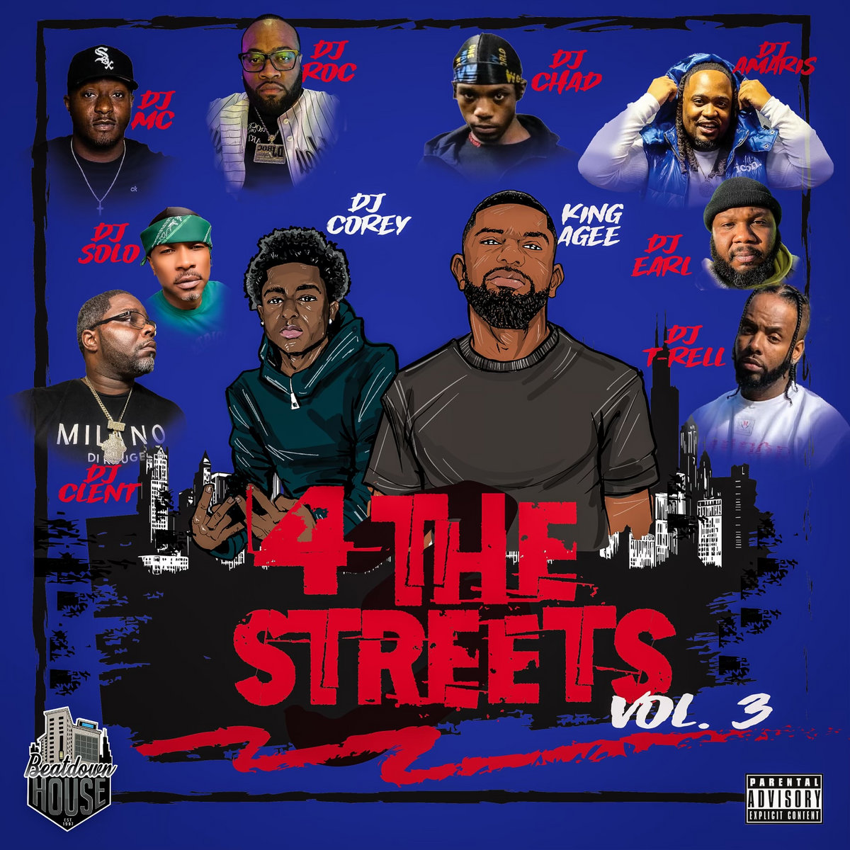 4 the Streets Vol 3 by DJ Corey & King Agee (Mixtape, Footwork ...