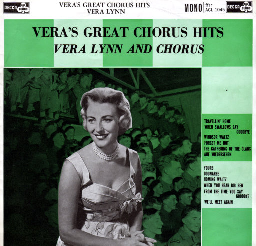 Vera's Great Chorus Hits by Vera Lynn (Album; Ace of Clubs; ACL 1045 ...