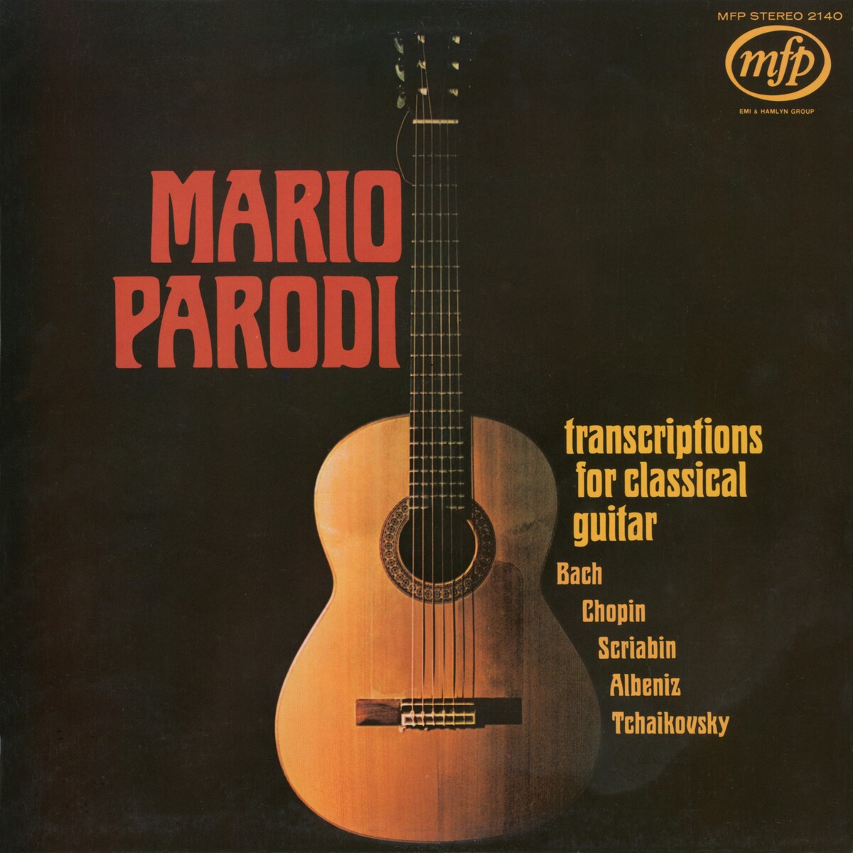 Transcriptions for Classical Guitar by Mario Parodi (Album): Reviews ...