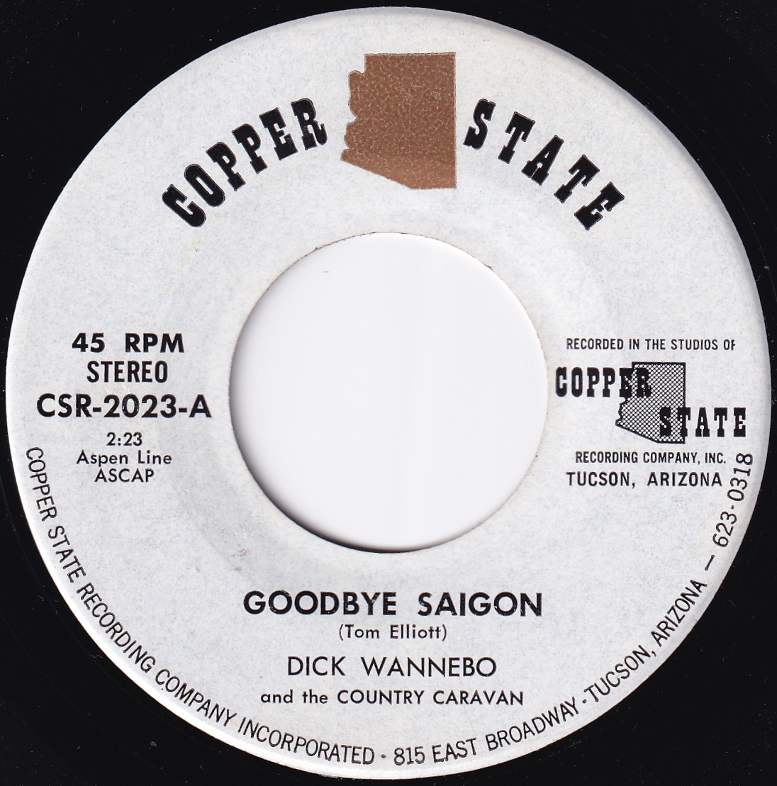 Goodbye Saigon / If My Heart Had Windows by Dick Wannebo (Single ...
