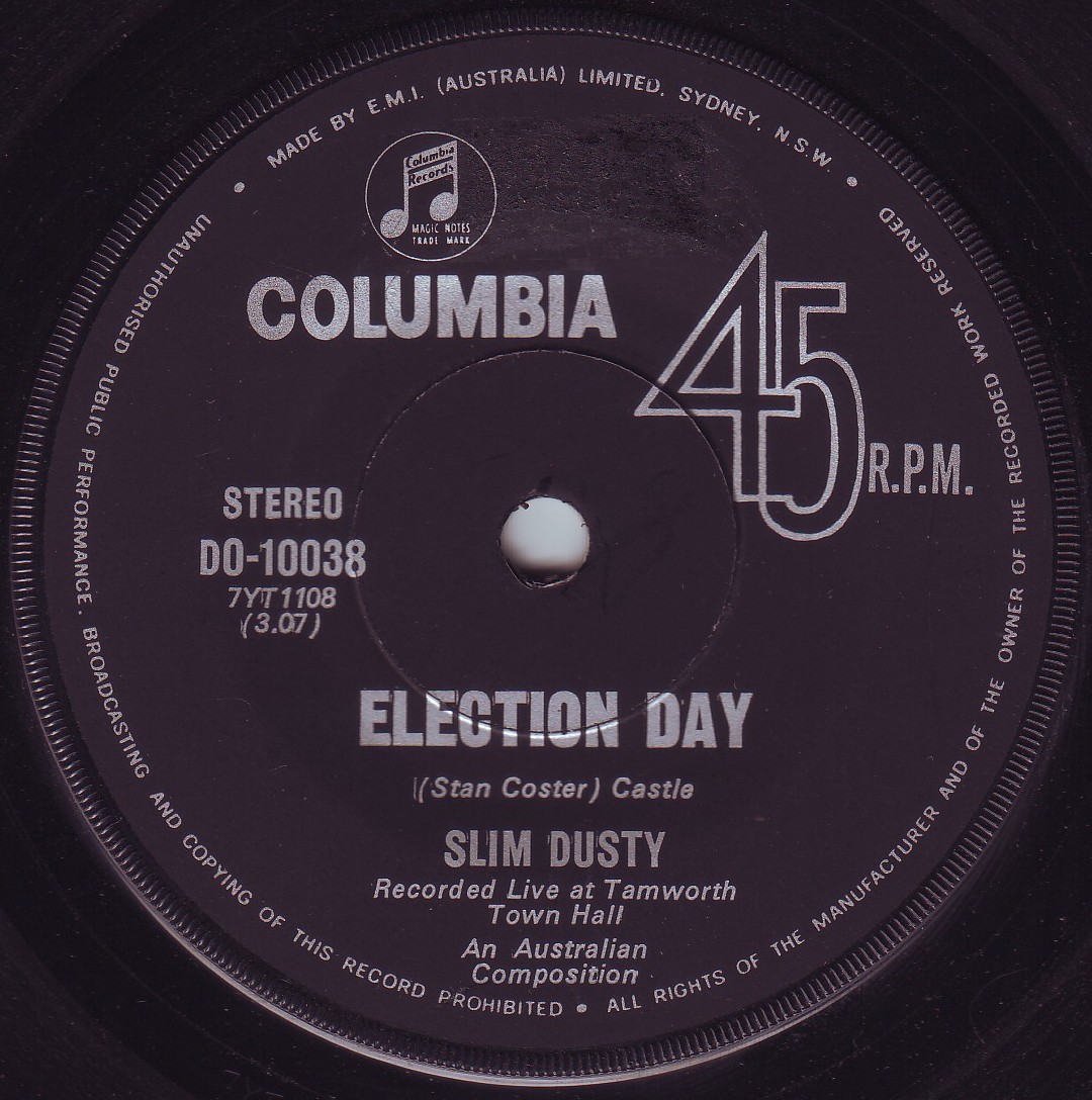 Election Day / Old Gidgee Tree by Slim Dusty (Single, Country): Reviews ...