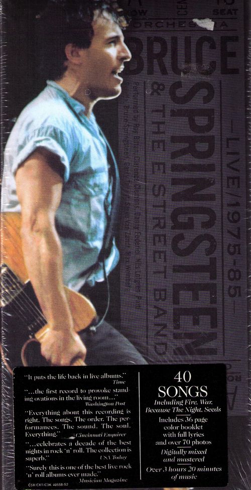 Live/1975-85 by Bruce Springsteen (Album; Columbia; CXT 40558): Reviews ...