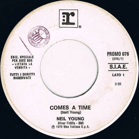 Comes a Time / Ain't Love a Bitch by Neil Young / Rod Stewart (Single ...